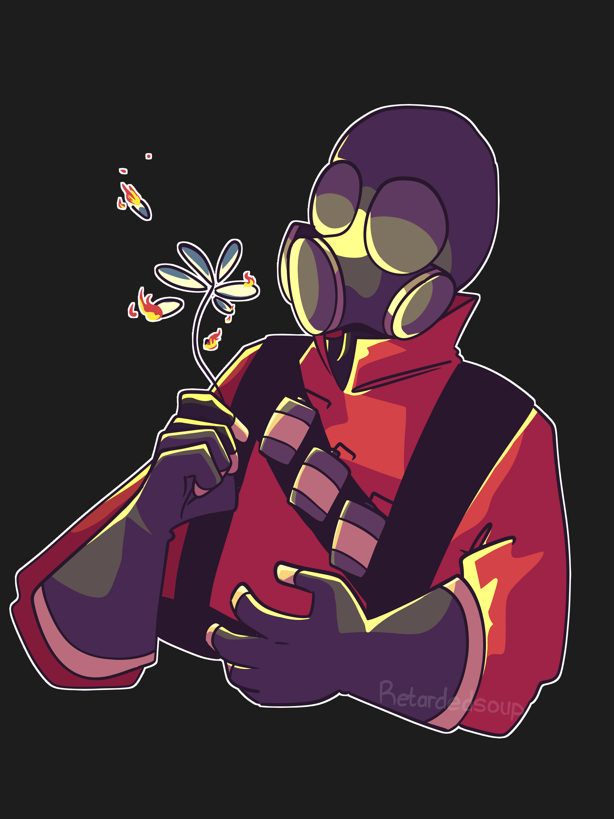 TF2 | Chunky Flame Boi Retardedsoup - Illustrations ART street