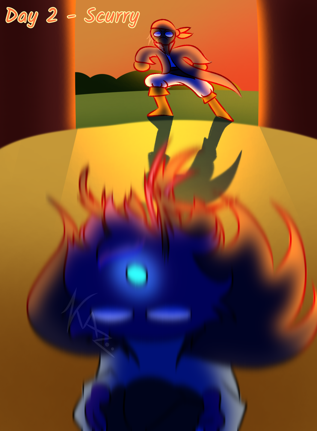 (late) Inktober 2 - scurry NufinThing - Illustrations ART street