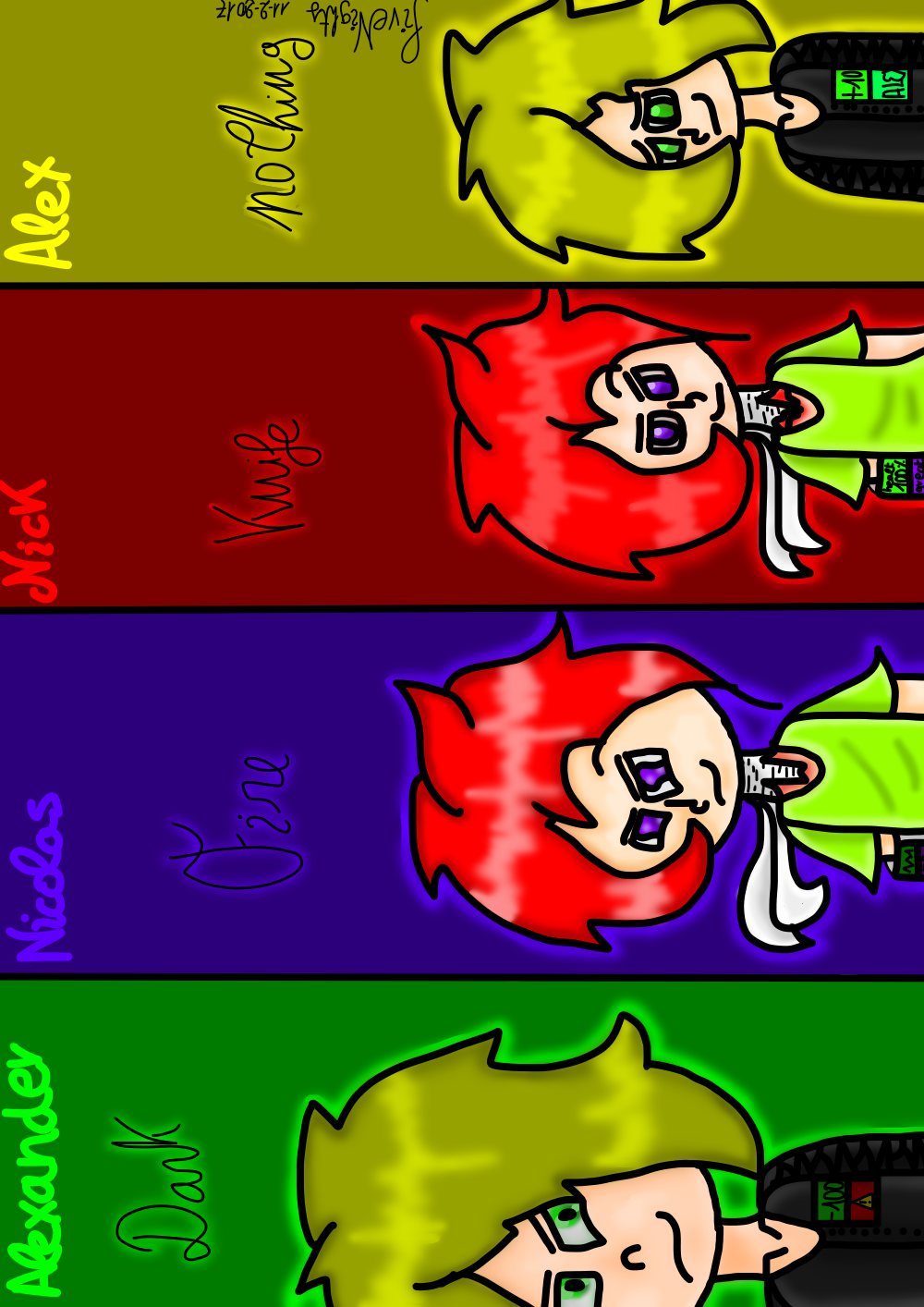 select player Five nights - Illustrations ART street