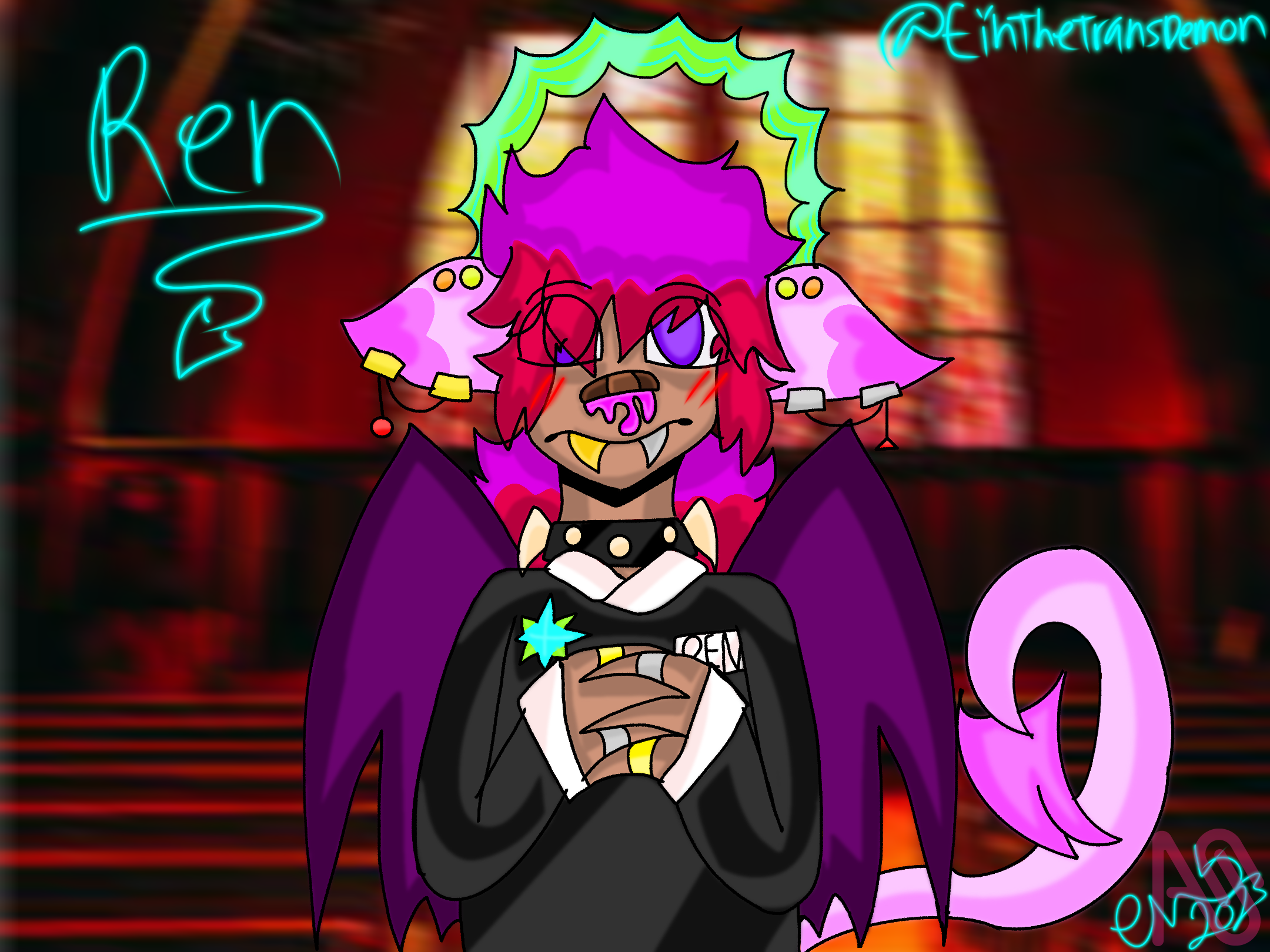 REN redraw!! EinTheTransDemon - Illustrations ART street