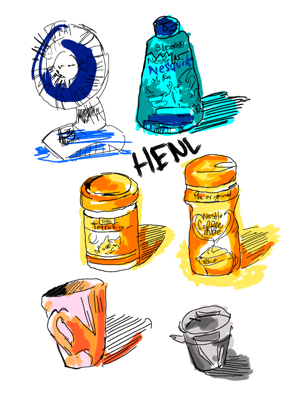 practice HENL - Illustrations ART street