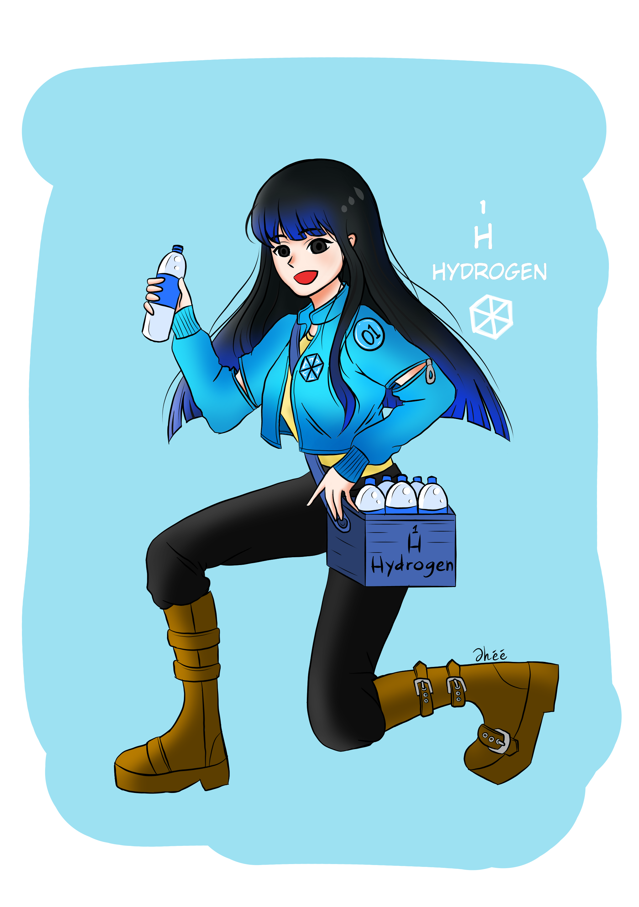 Hydrogen 01,. Hamtaro-chan - Illustrations ART street