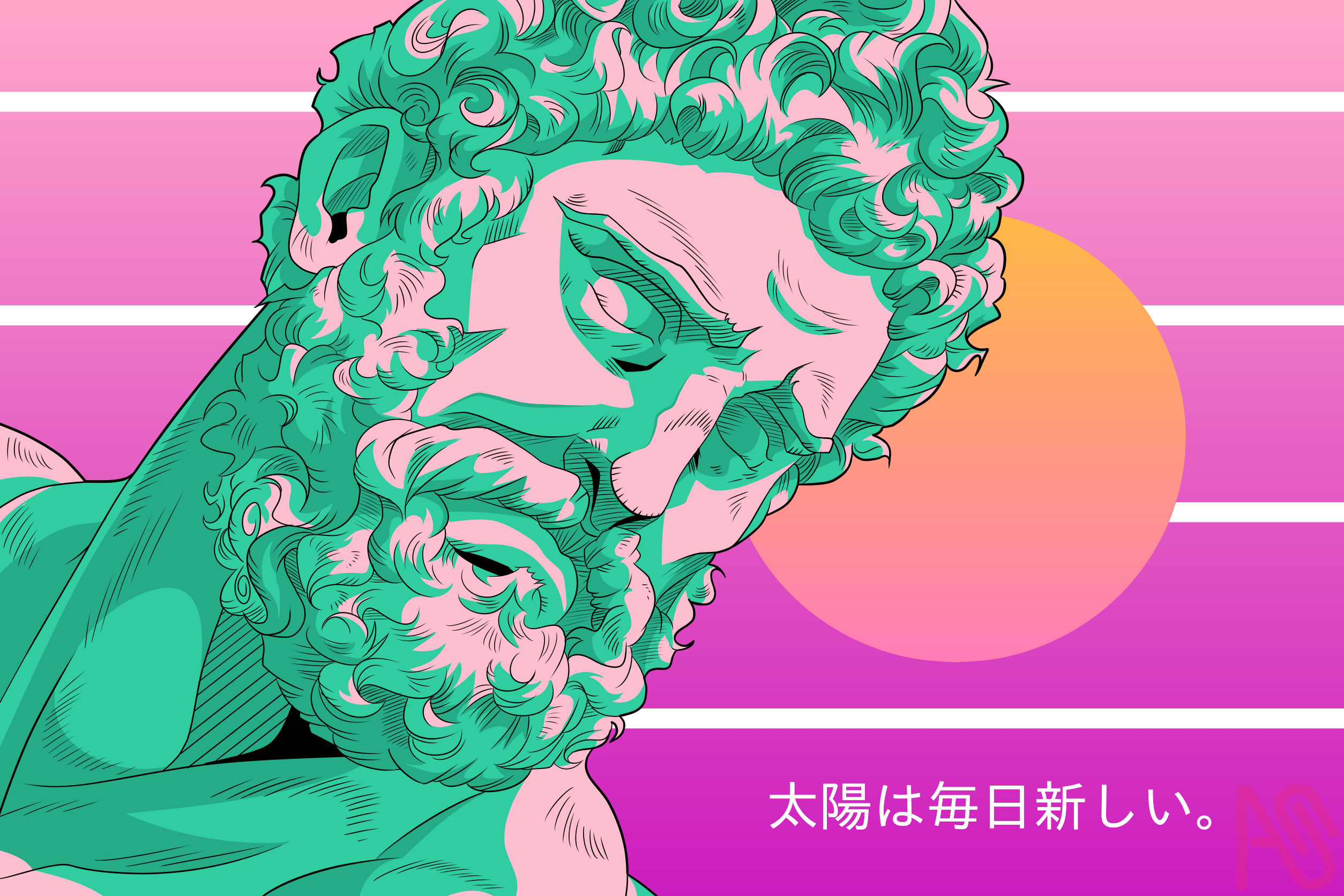 vaporwave blyat art - Illustrations ART street
