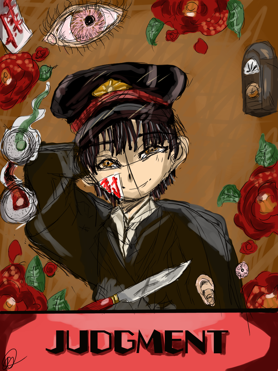 hanako kun tarot card cultofvin - 插图 ART street