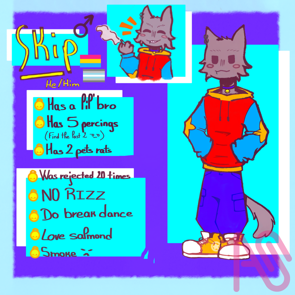 Skip Oc template Kyn0.x - Illustrations ART street