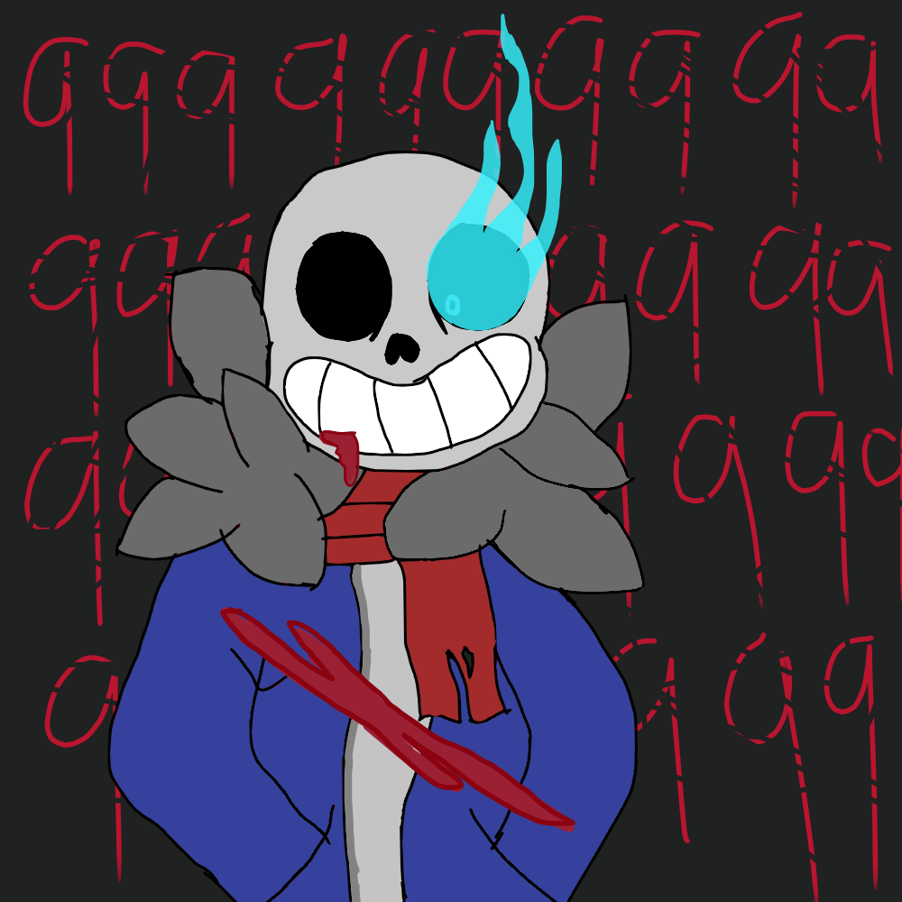 Genocide run Undertale_girl - Illustrations ART street