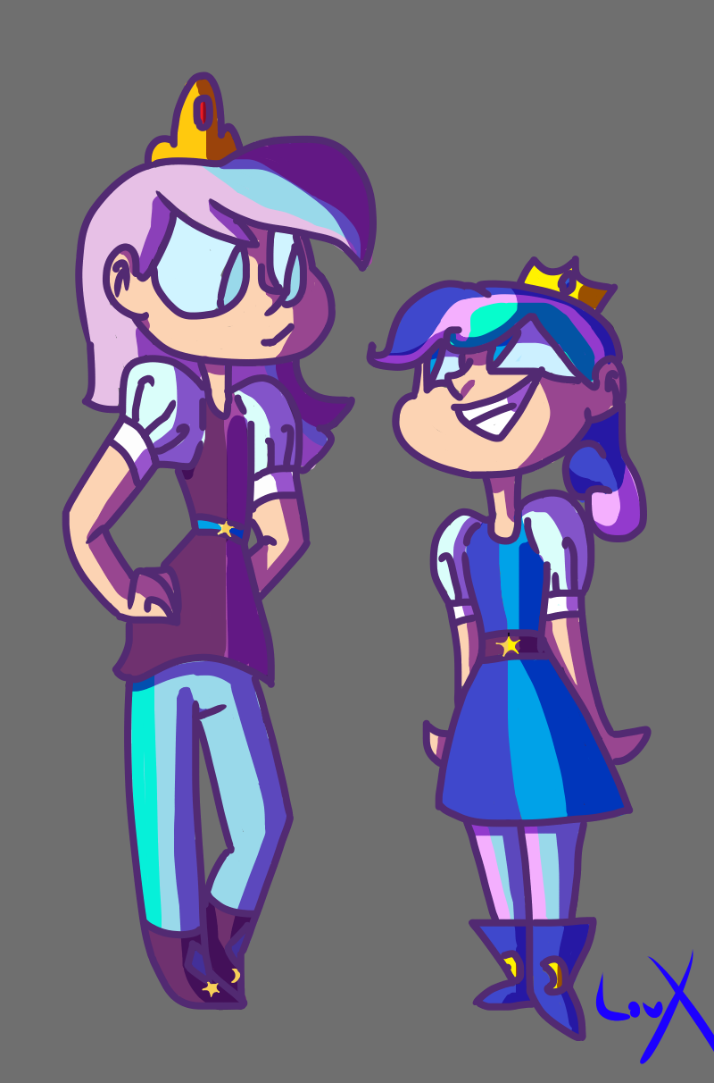 request, Princess Arcadia and Princees Leda lovX - Illustrations ART street