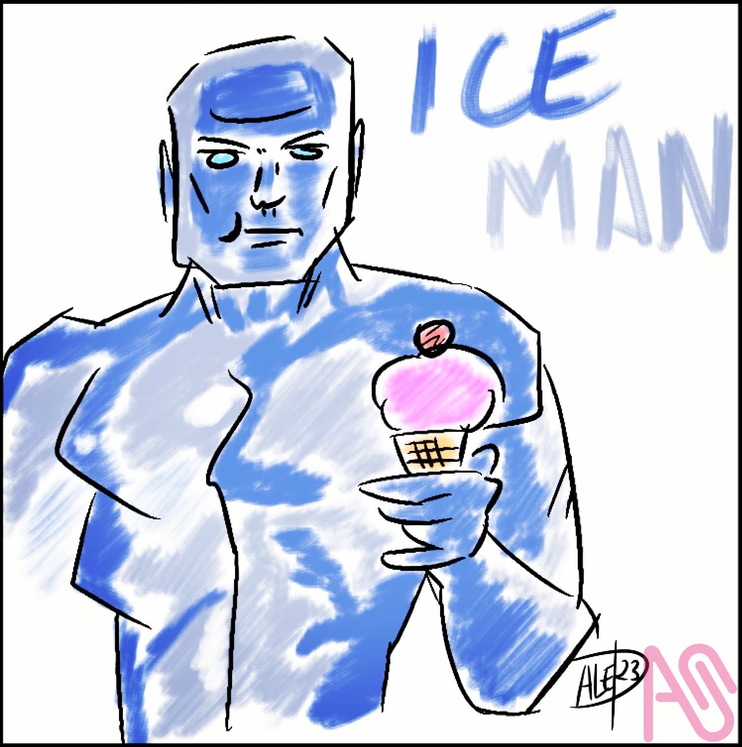 #XTOBER23 Day 4: Iceman Morceo - Illustrations ART street