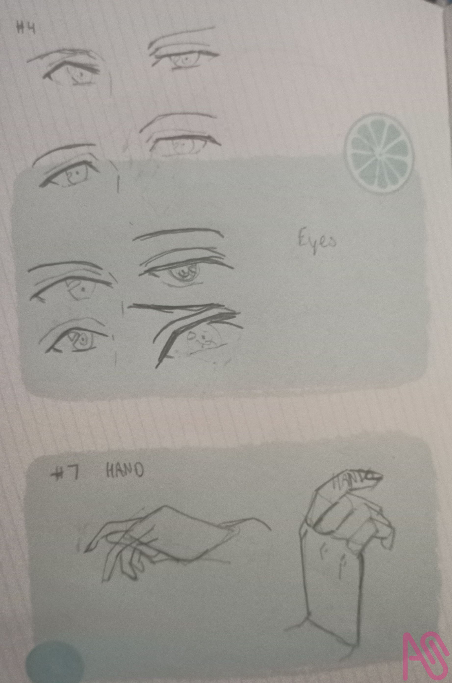 Practising drawing hands + eyes Ches - Illustrations ART street