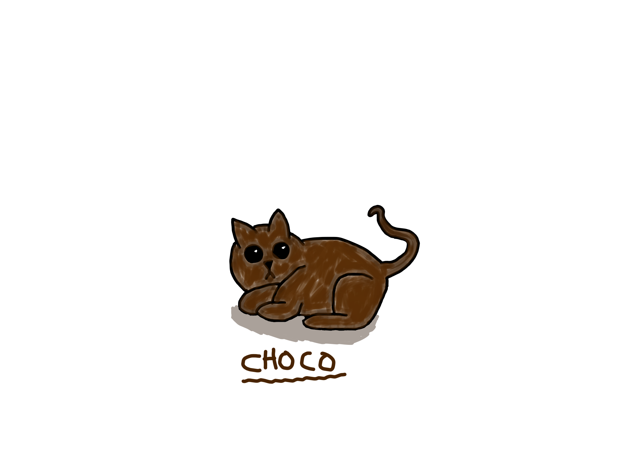 Choco the cat phiofear - Illustrations ART street
