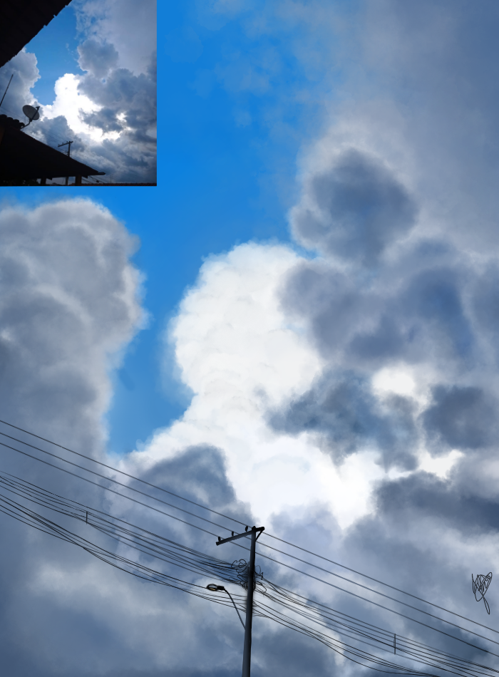 Sky of the Day🌫️🌫️☁️☁️💙 Jennyy - Illustrations ART street