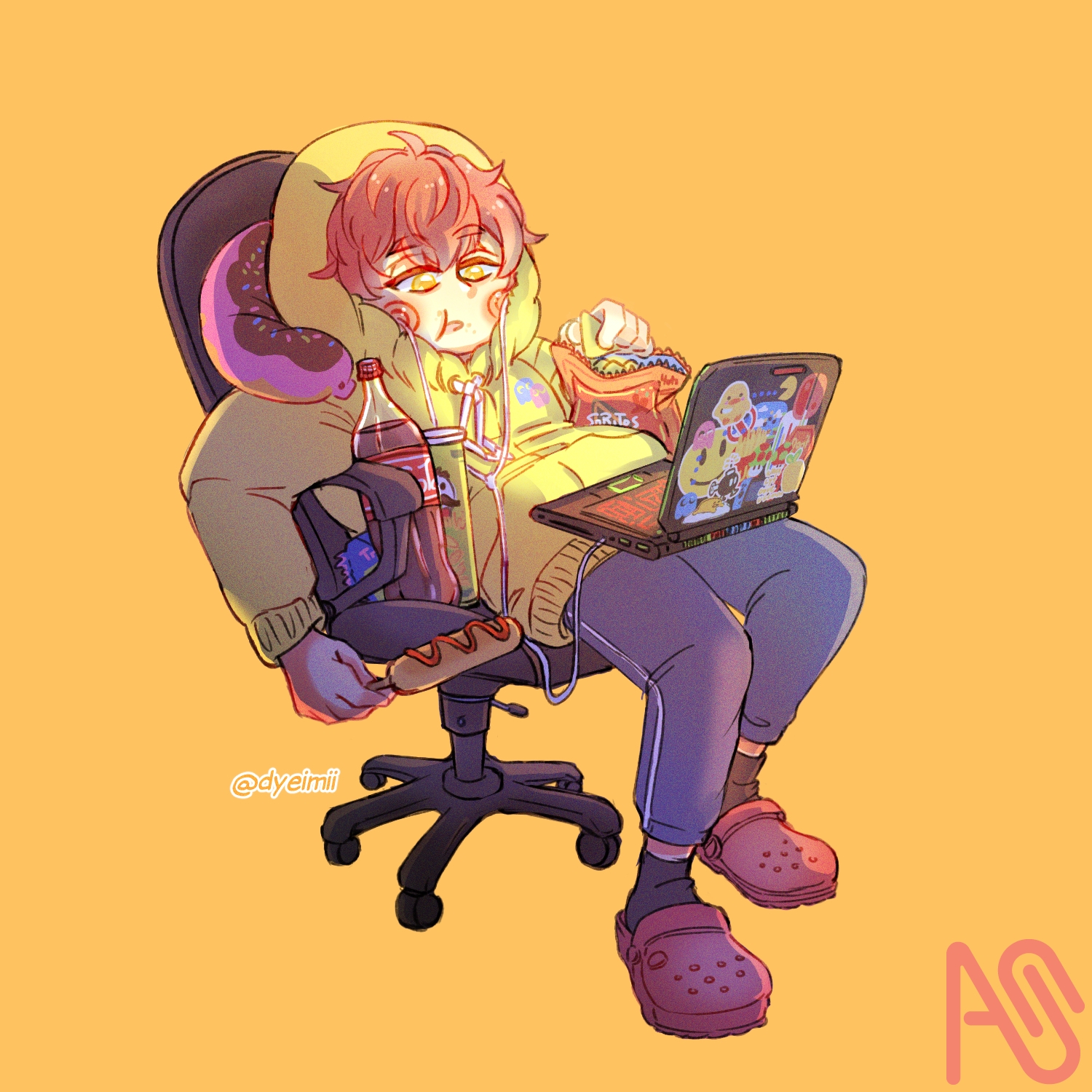 Netflix and Chill dyeimii - Illustrations ART street