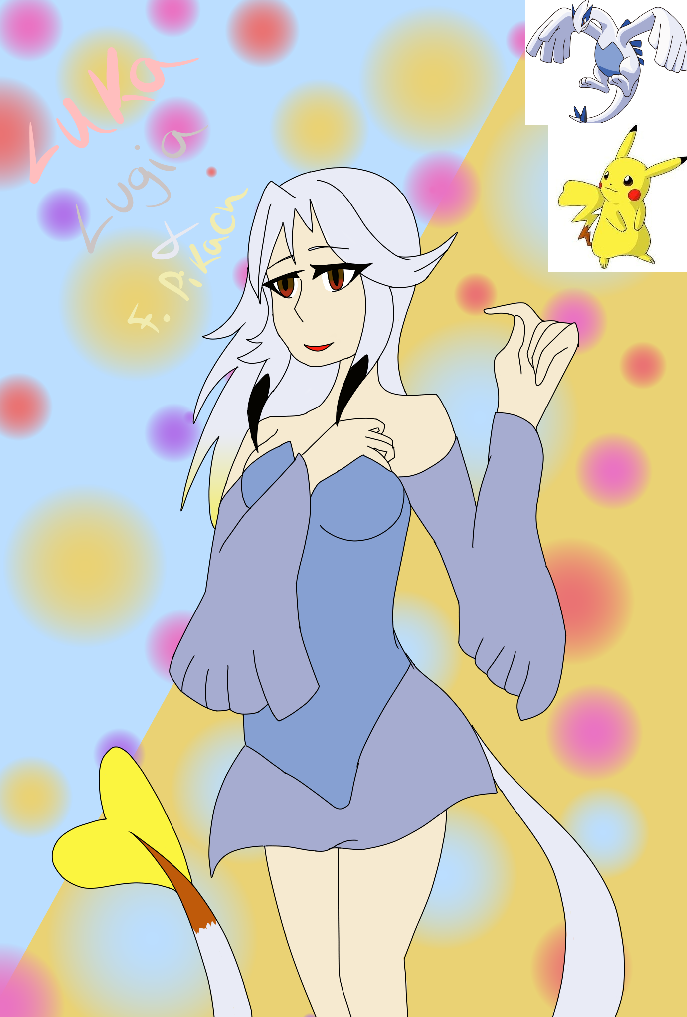 Luka (Fusion of pikachu and lugia human version) YEET - Illustrations ...