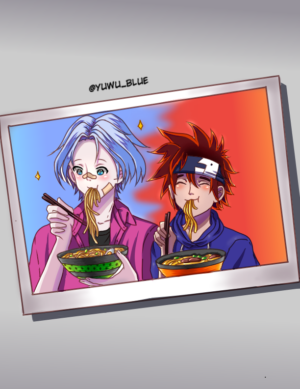 sk8 infinity yuwu blue - Illustrations ART street