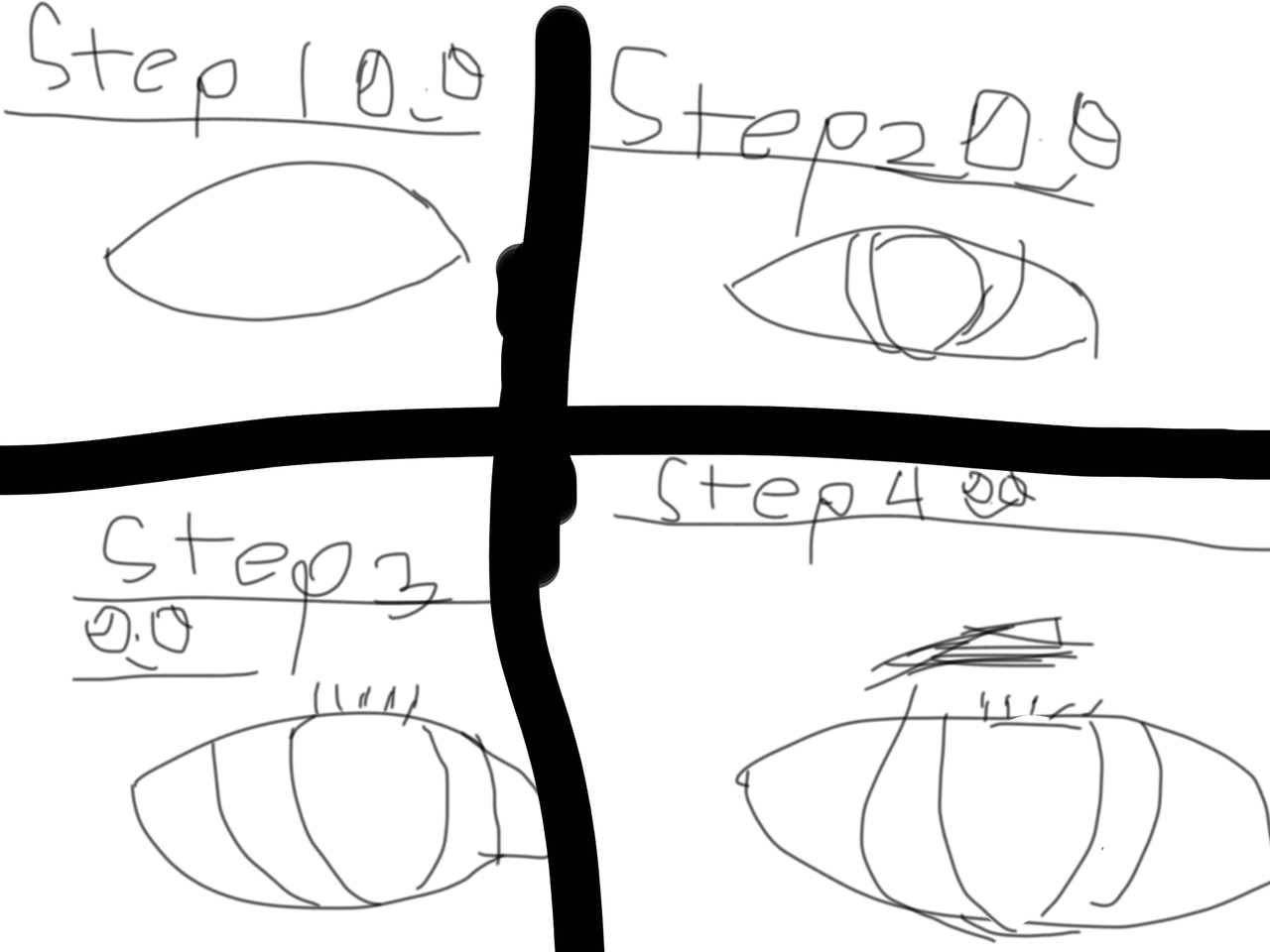 How To Draw A Eye But Draped Bye A 6 Year Old Boii Roxy702