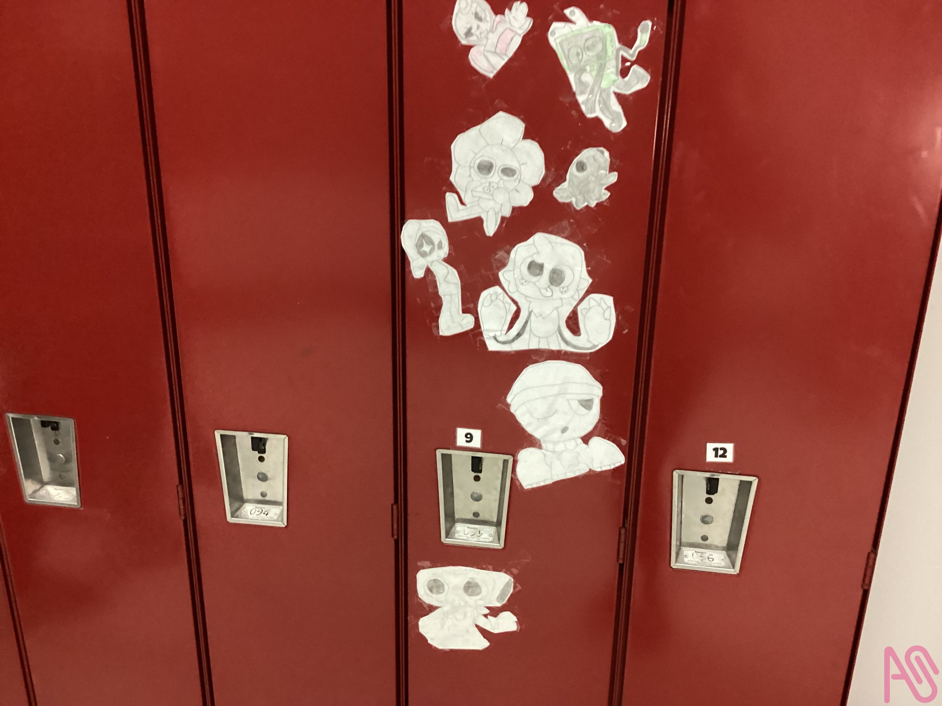 My beautiful school locker covered in art ~CIBBY~ - Illustrations ART ...