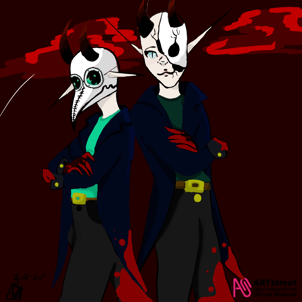 The devils twins Ramensquid ♡★彡♡ - Illustrations ART street