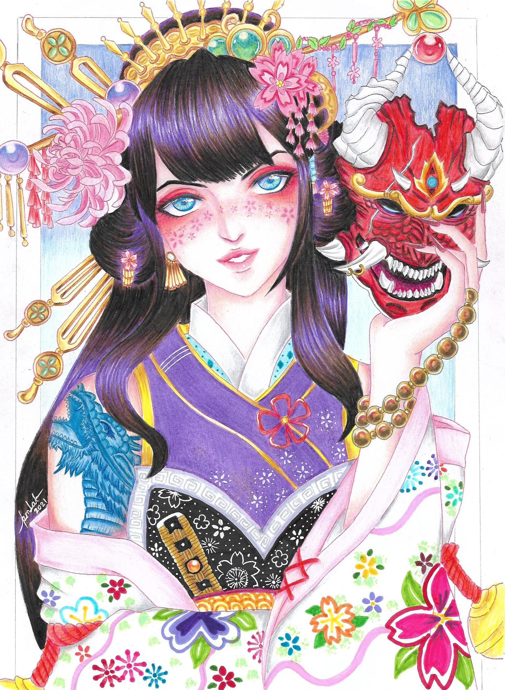 Behind the Mask Kei Arts - 插图 ART street