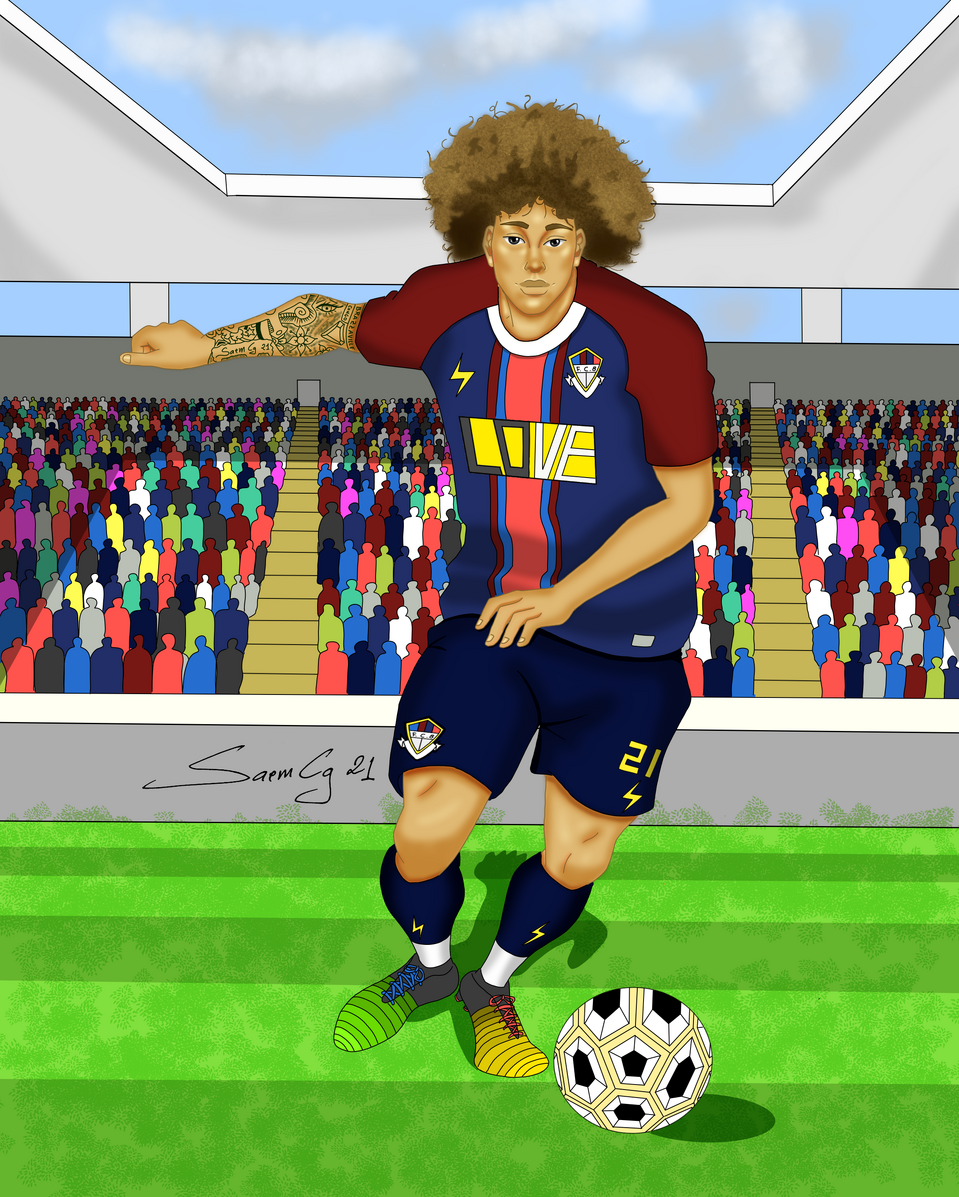 How do you find my football player ? SaemCg21 - Illustrations ART street