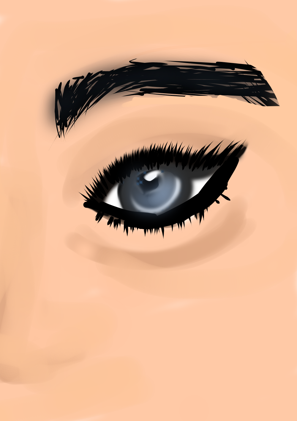 Dark eye deep delusion smooth Cuteball - Illustrations ART street