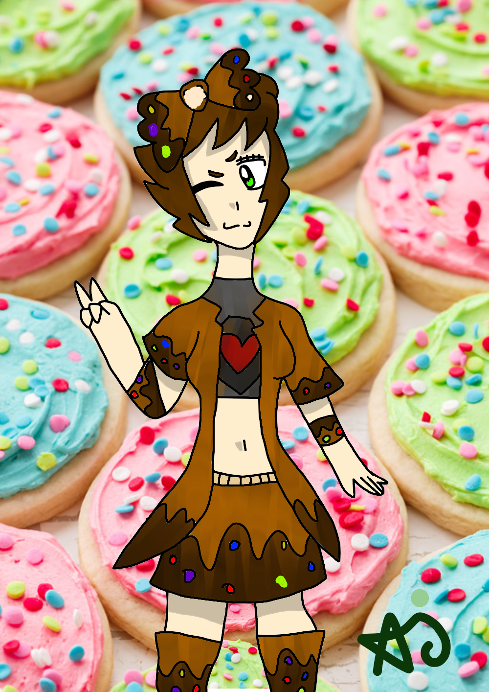 cookie girl fo da contest Taffeta Rose - Illustrations ART street