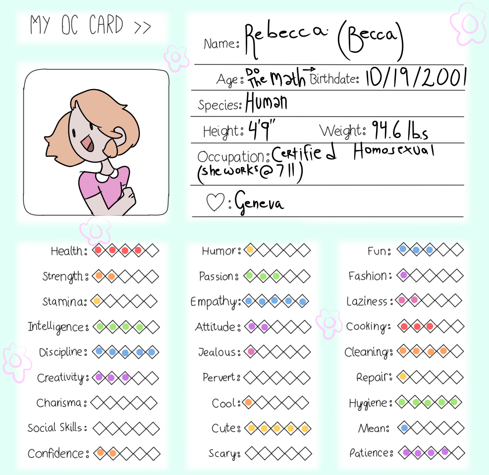 oc card-Becca Quiniby - 插图 ART street