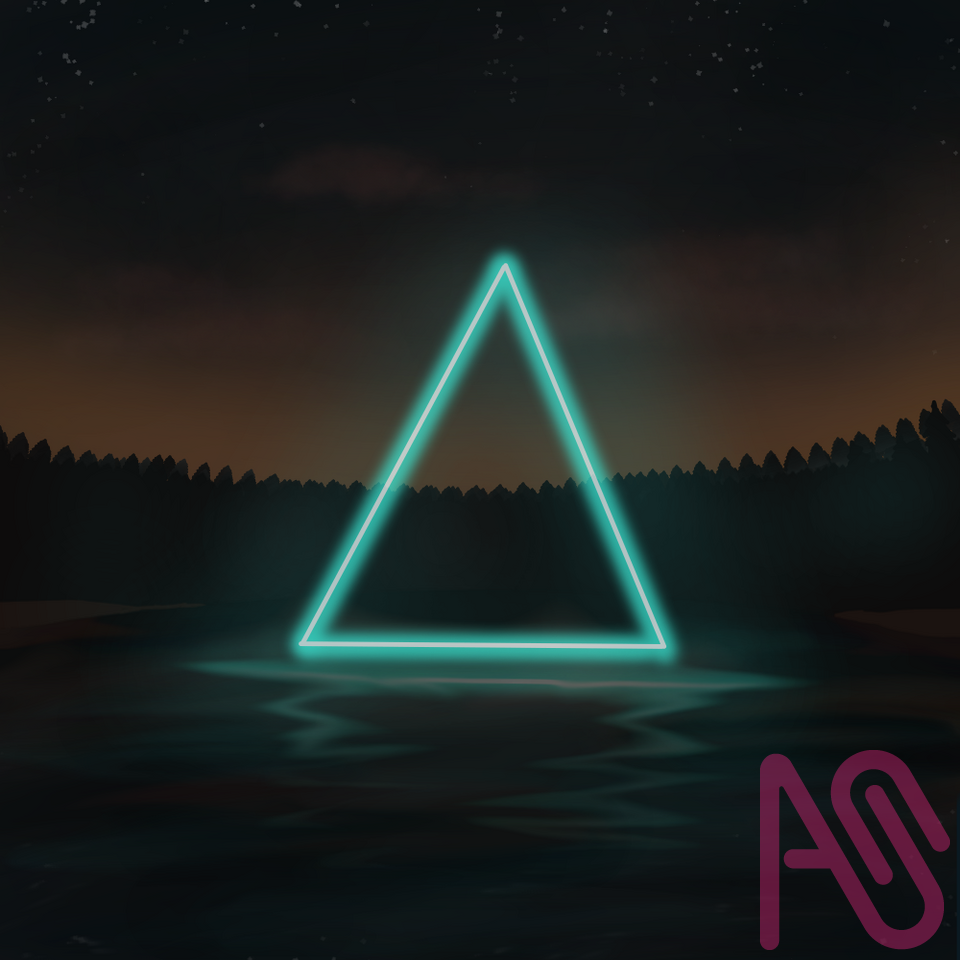 Triangle Floating on a Lake LizardBeth - Illustrations ART street