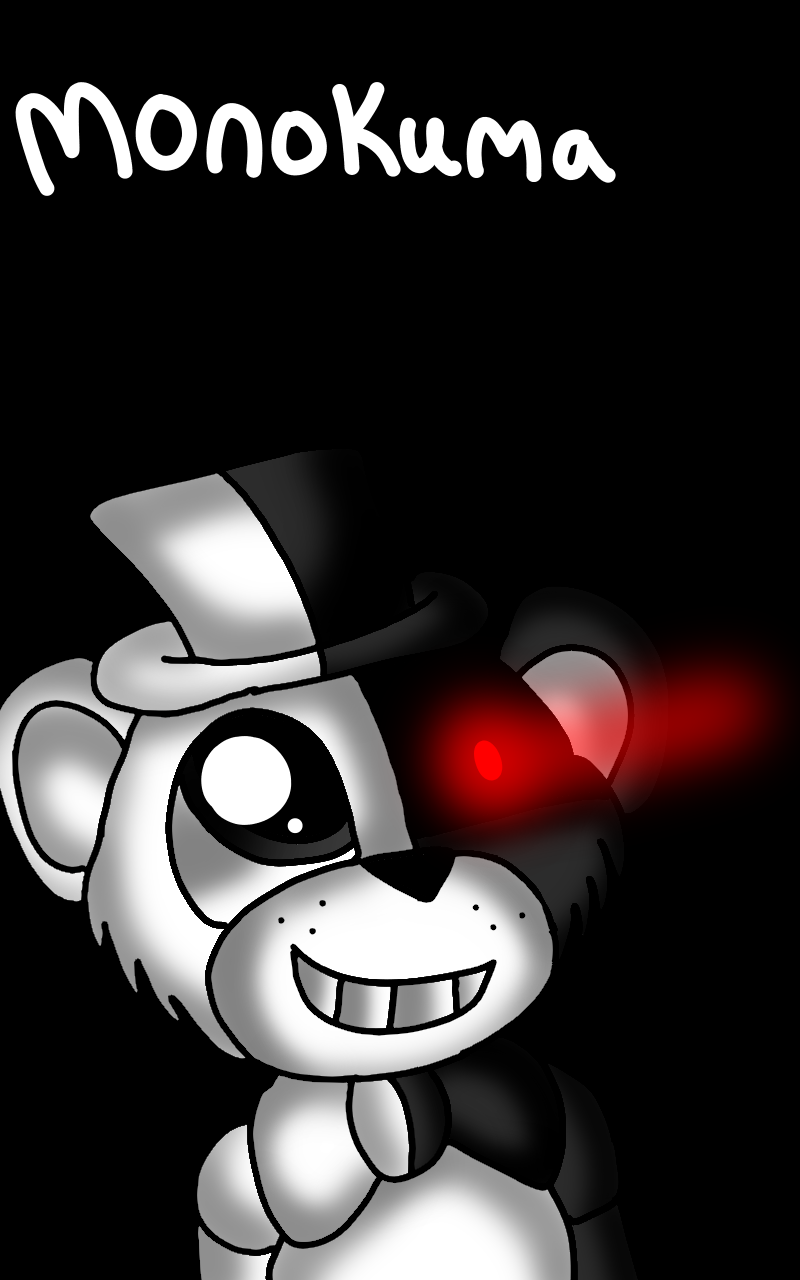 robot monokuma Kaitlyn draws - Illustrations ART street
