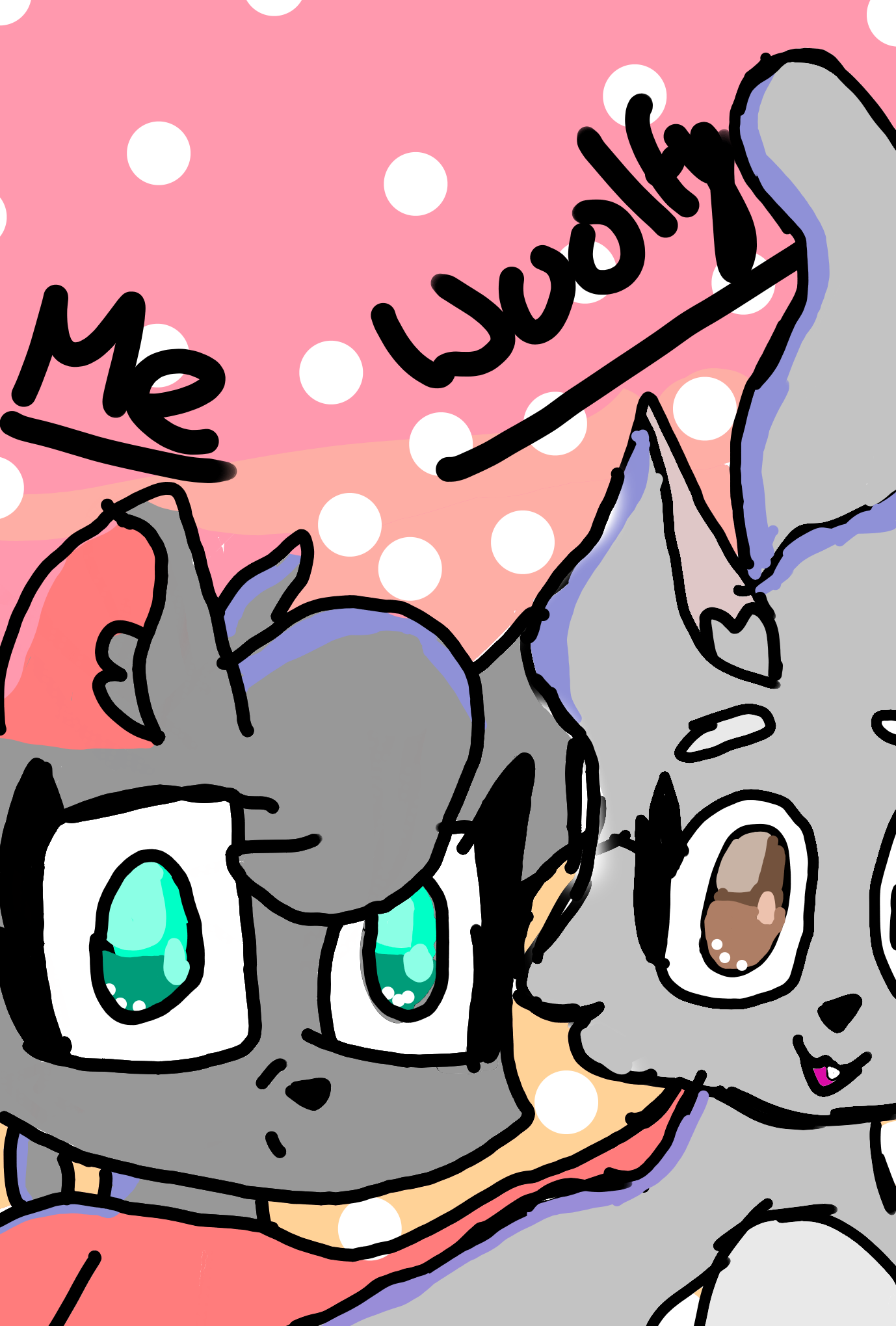 Me and woolfys animations RainbowFurTheArtist - Illustrations ART street