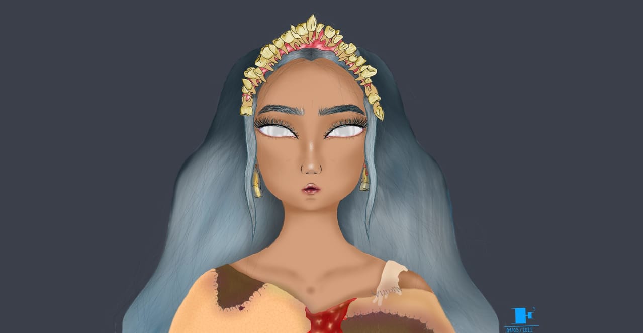 Lady of blood Htres_H3 - Illustrations ART street