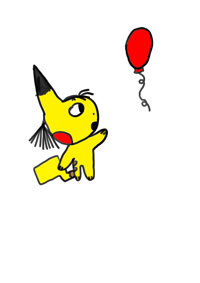 Girl with balloon Eevaria2015 - Illustrations ART street