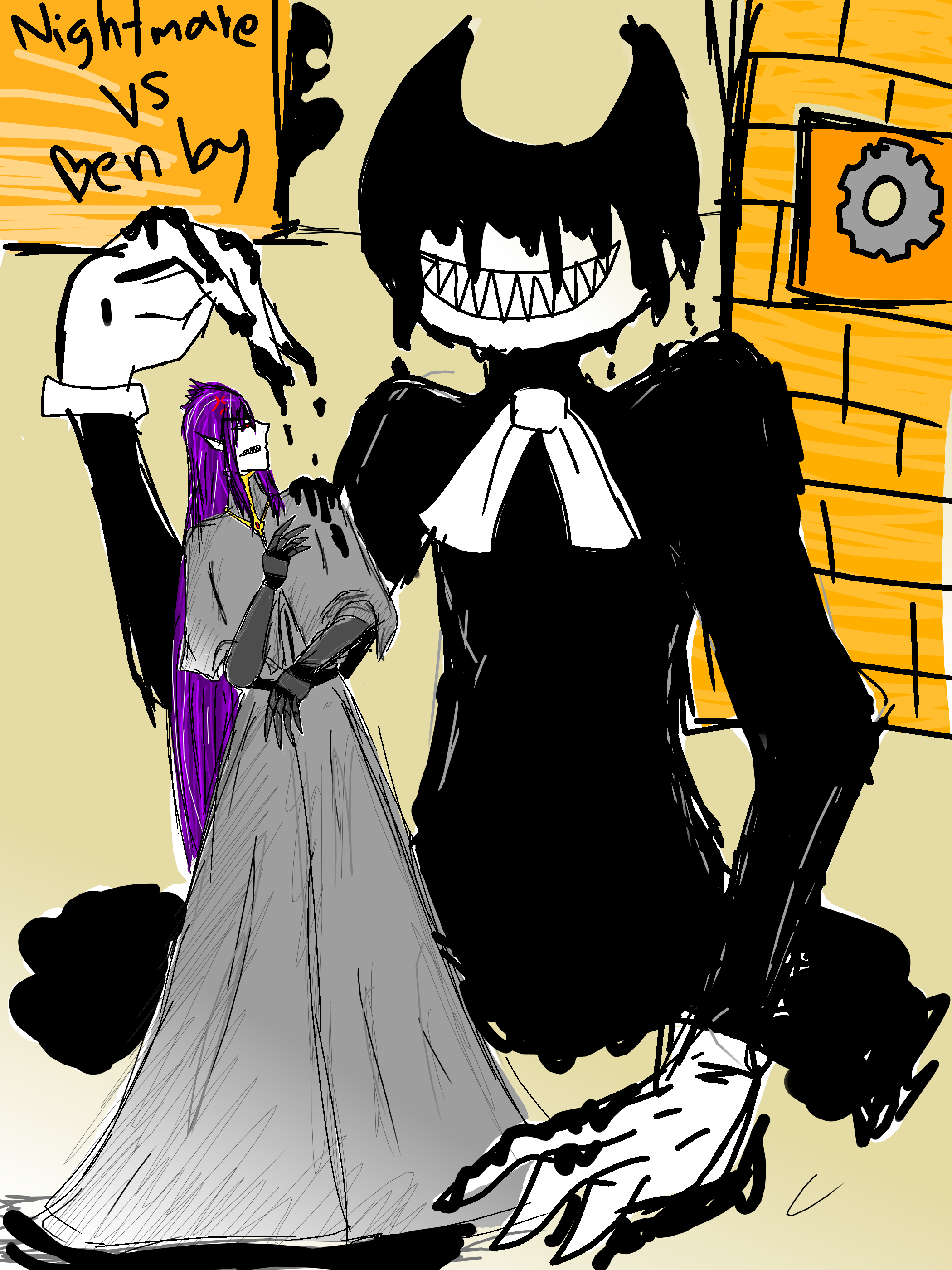 who are you!!! Nightmare world - Illustrations ART street