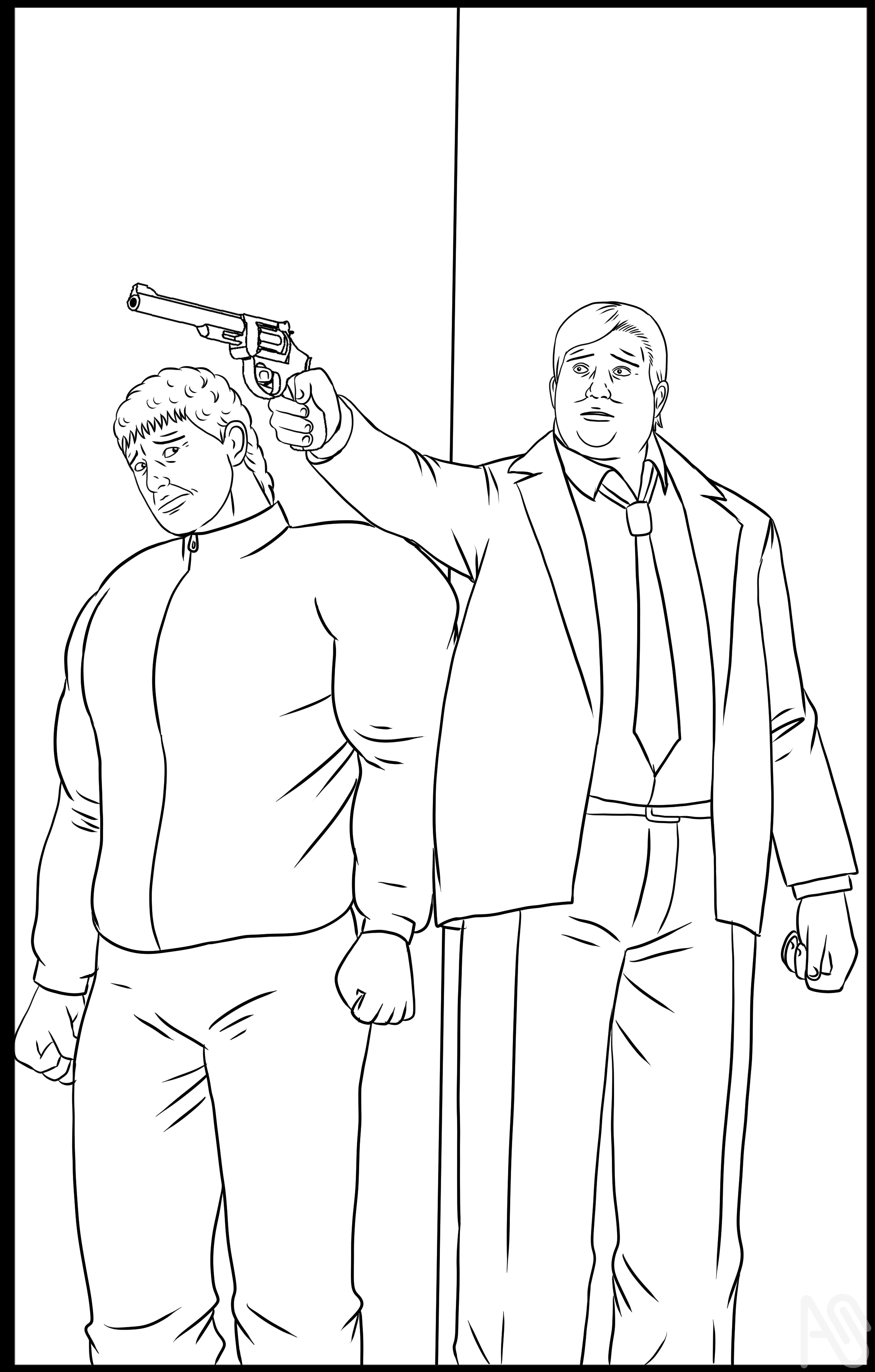 Eagle and Milo Fernsalini - Illustrations ART street