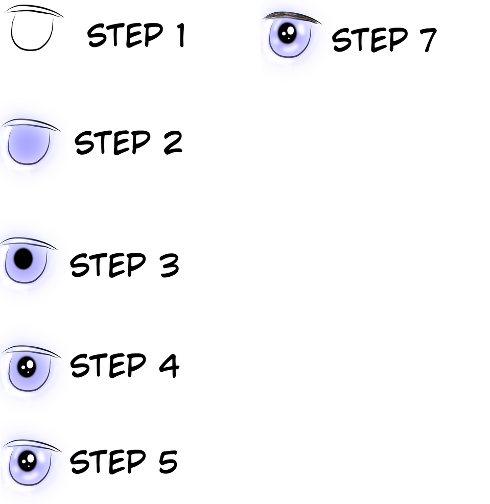 How to make eye step by step Snehil maharshi - Illustrations ART street