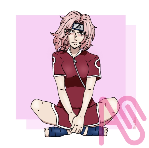 Sakura Haruno 🌸 Pale_Rose - Illustrations ART street