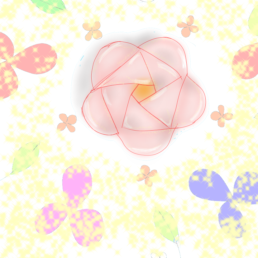 Bubble flower drawing_weeb21 - Illustrations ART street