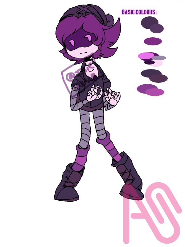 Uzi Ref sheet for the comic & icon THRONEWEAVER - Illustrations ART street