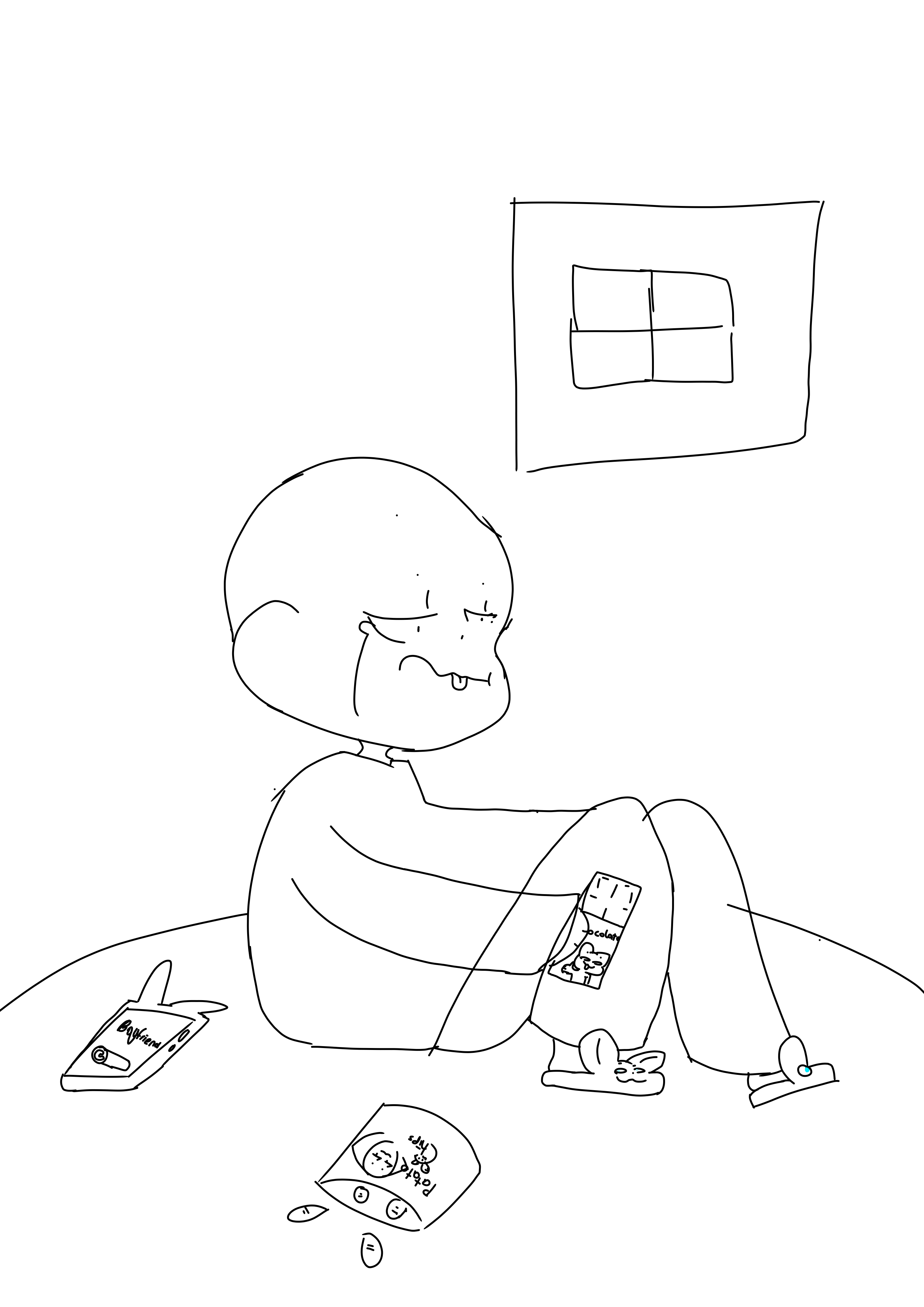 Depression|My Draw|Collab|💔 ~IvY~ - Illustrations ART street