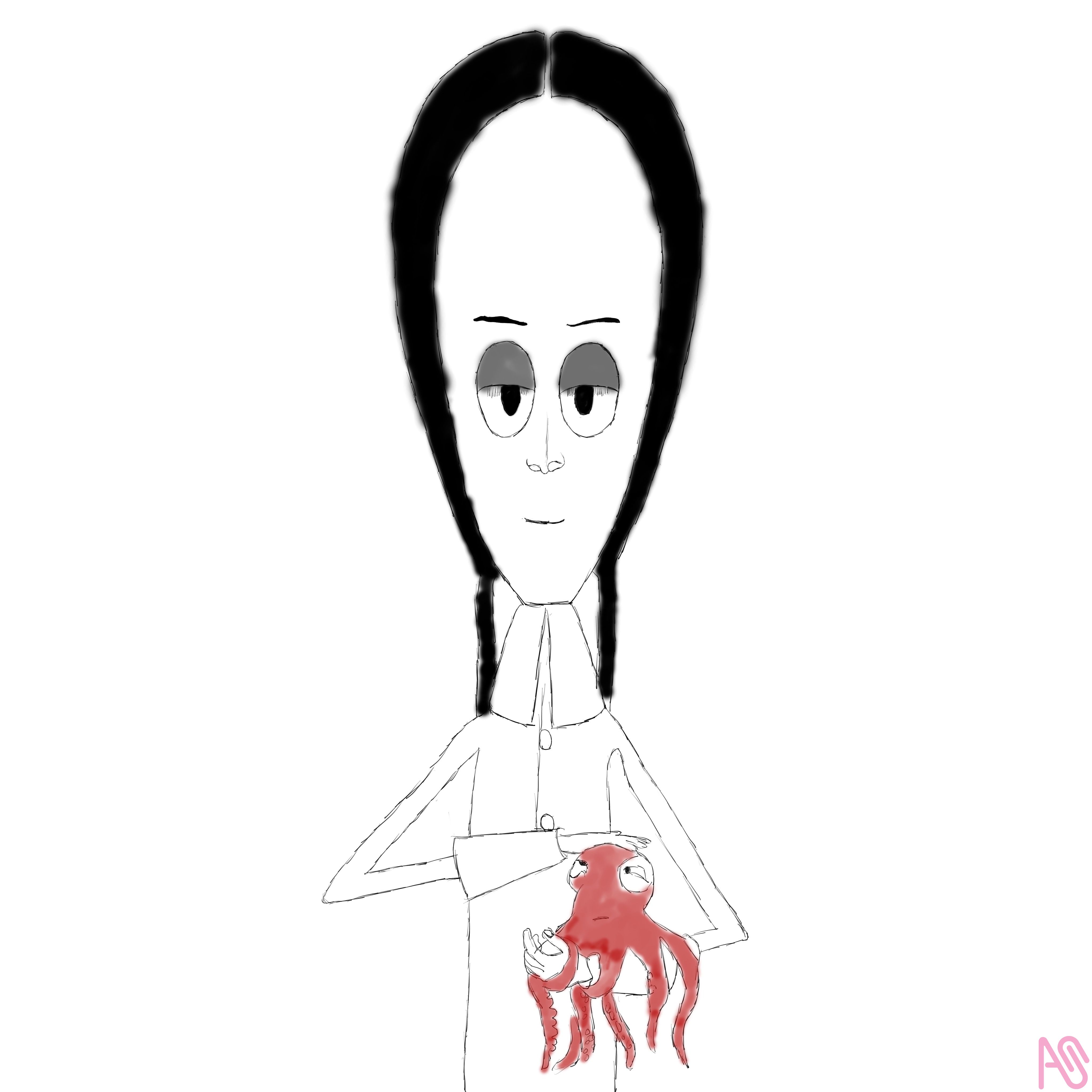 Wednesday Addams RemDreamzz - Illustrations ART street