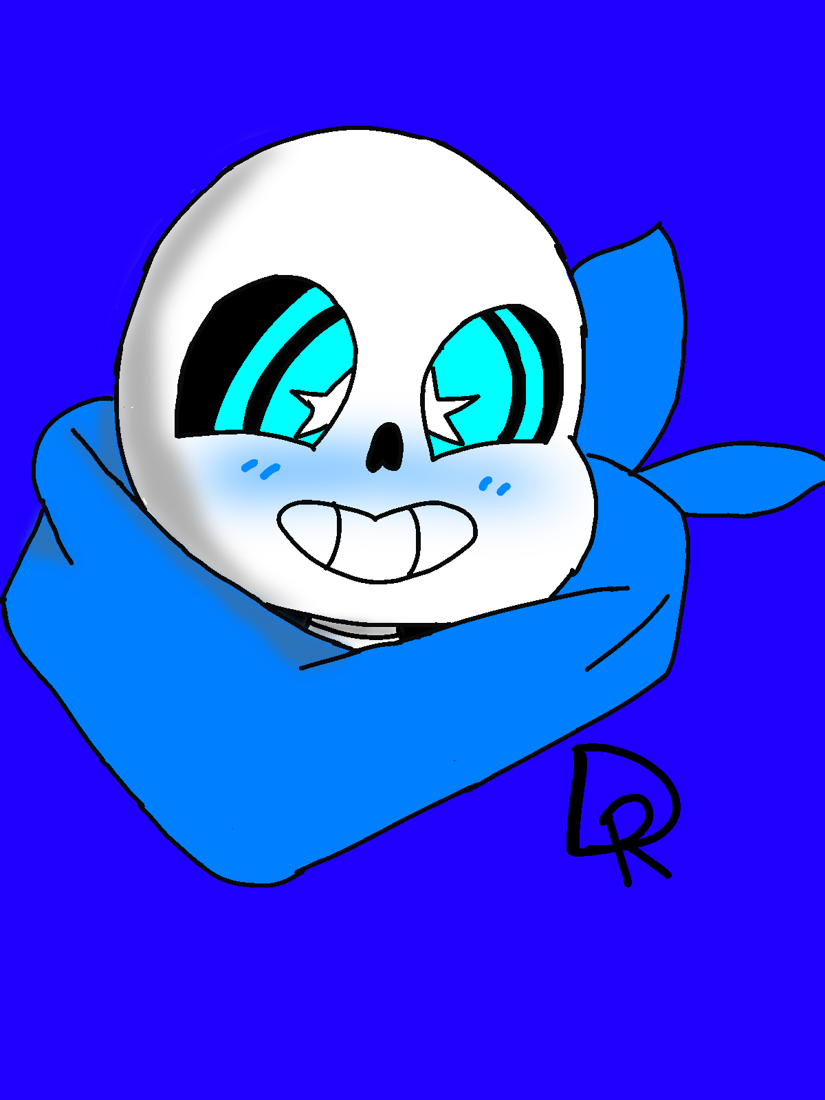 Underswap Sans FriskyTheFrisk - Illustrations ART street