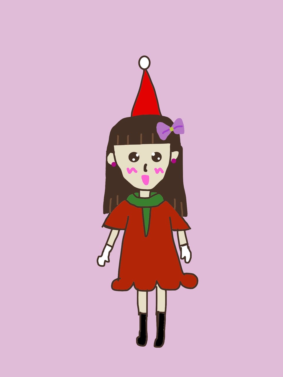 Santa lady Jessica Chan - Illustrations ART street