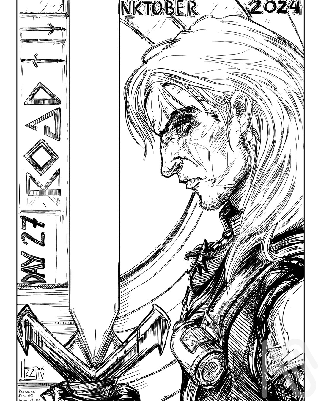 [Inktober 24] 27 - Road HRZGraph - Illustrations ART street