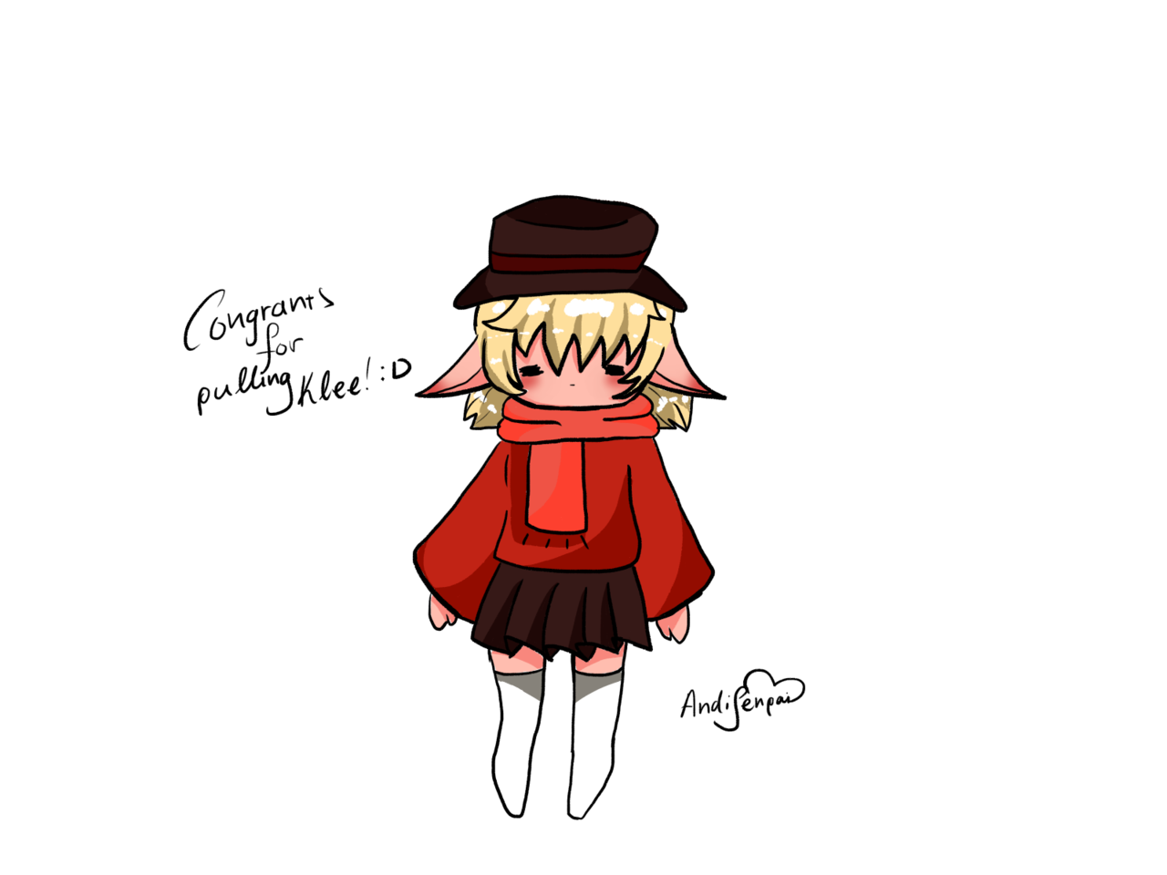 Klee fanart Andi anime - Illustrations ART street