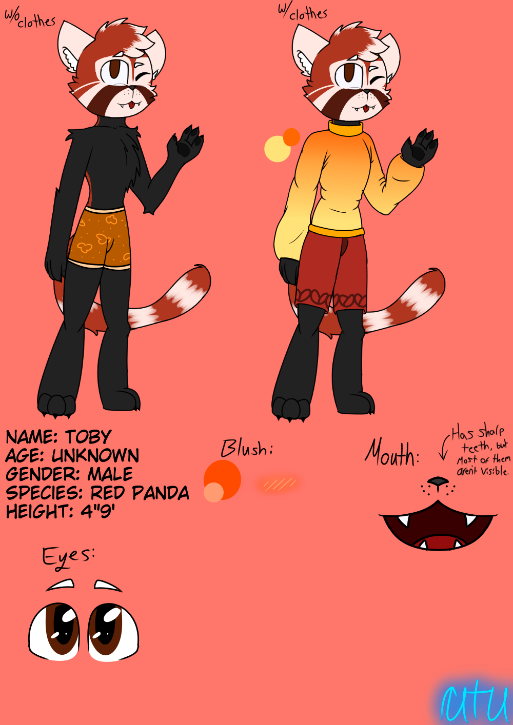 Ref Sheet for Toby little.rat.boy - Illustrations ART street