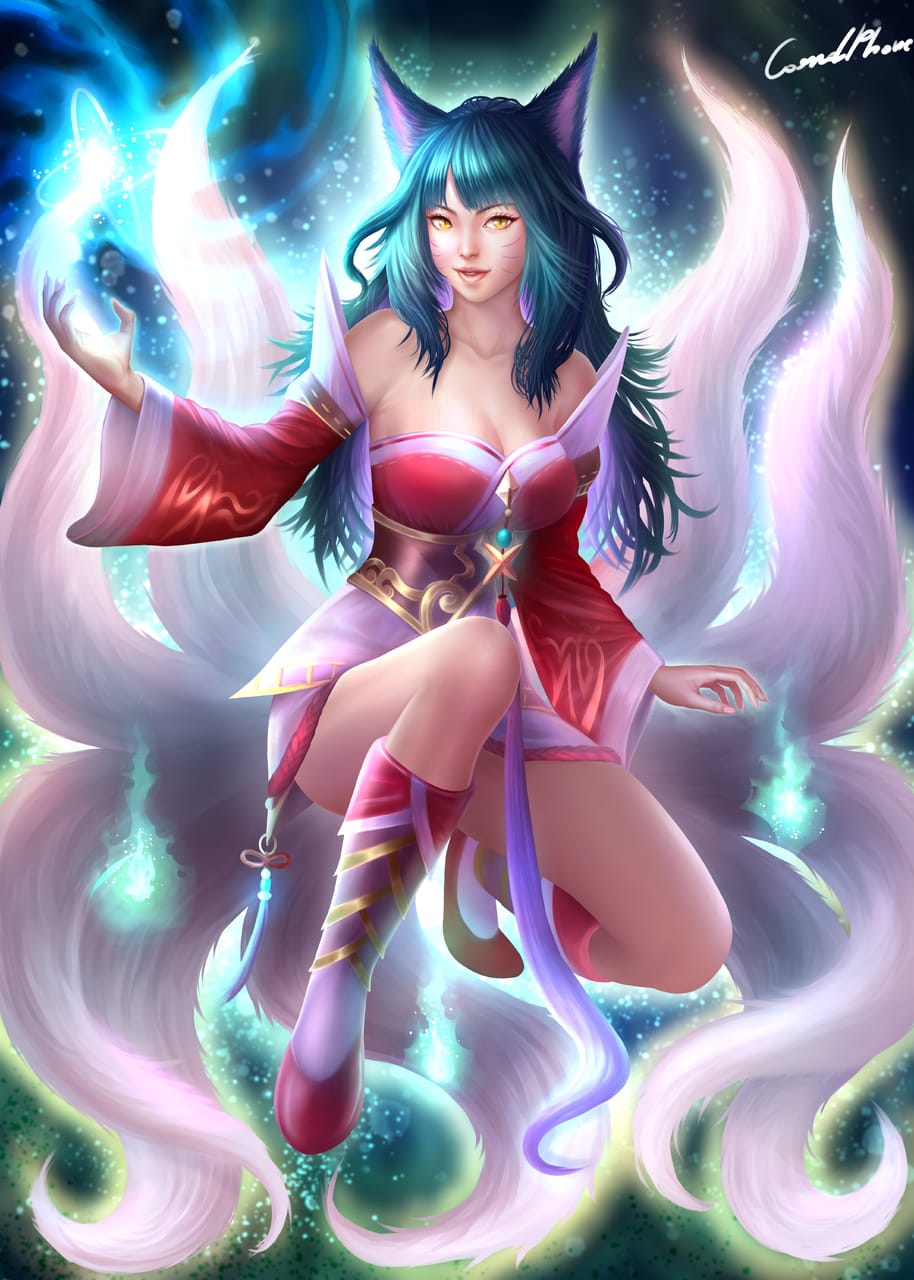 League Of Legends Fan Art Ahri