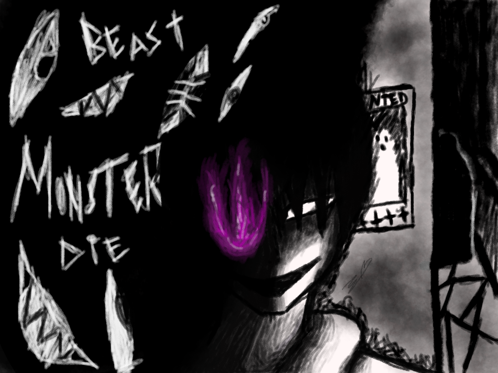 the shadow of the monster fail-of-hero - Illustrations ART street