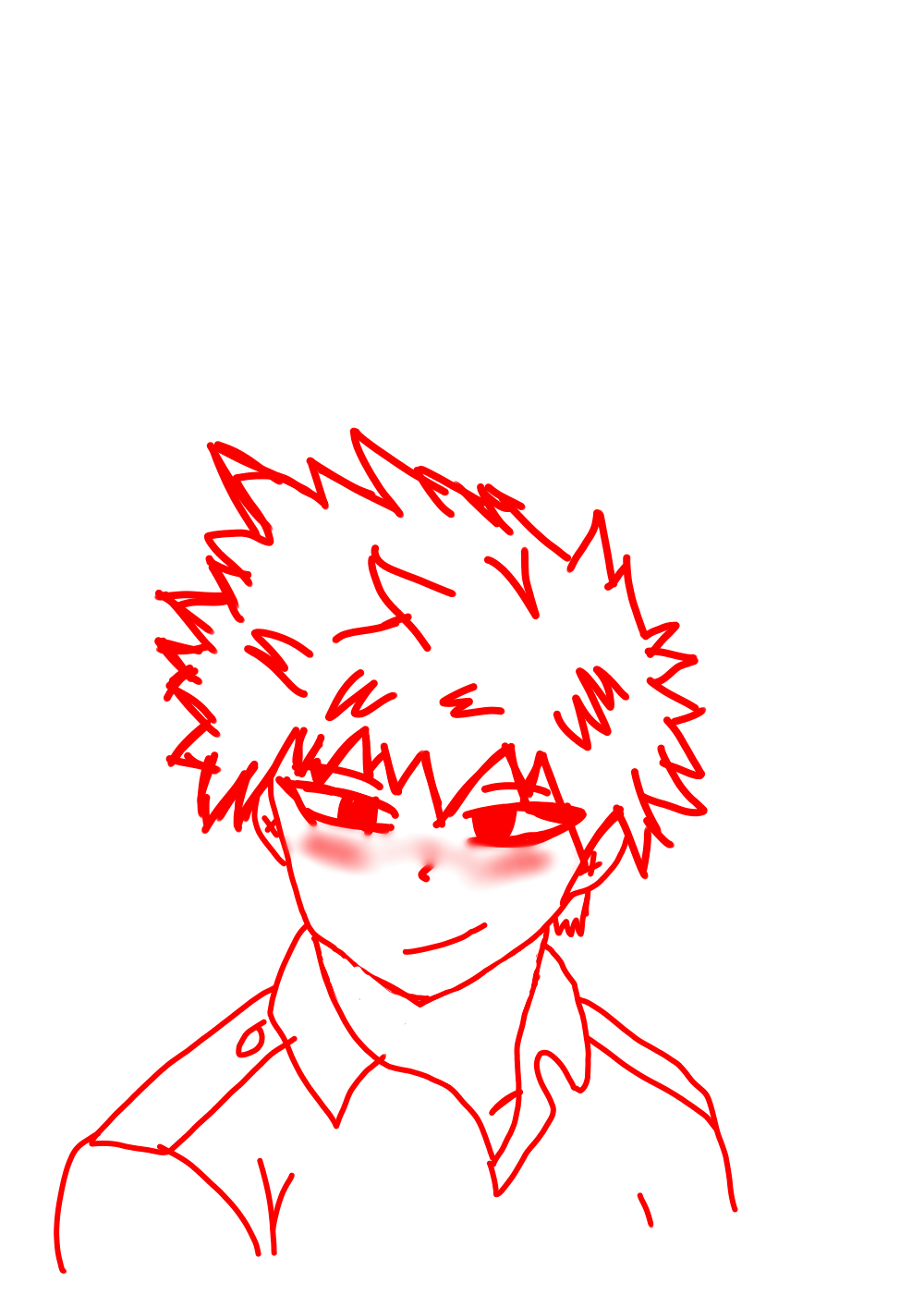 Katsuki my baby. ~~ can not draw blush X3 !!sad!! - Illustrations ART ...
