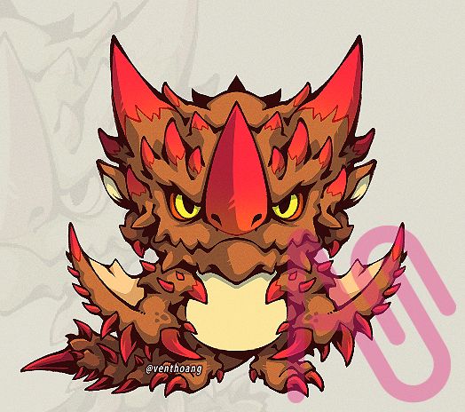 [FanArt] Monster Hunter Frontier - Espinas Kid Vent Hoang - 插图 ART street