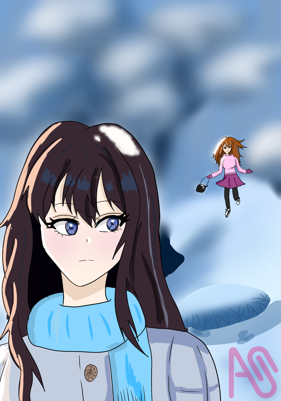 Anime Girl Aseya - Illustrations ART street