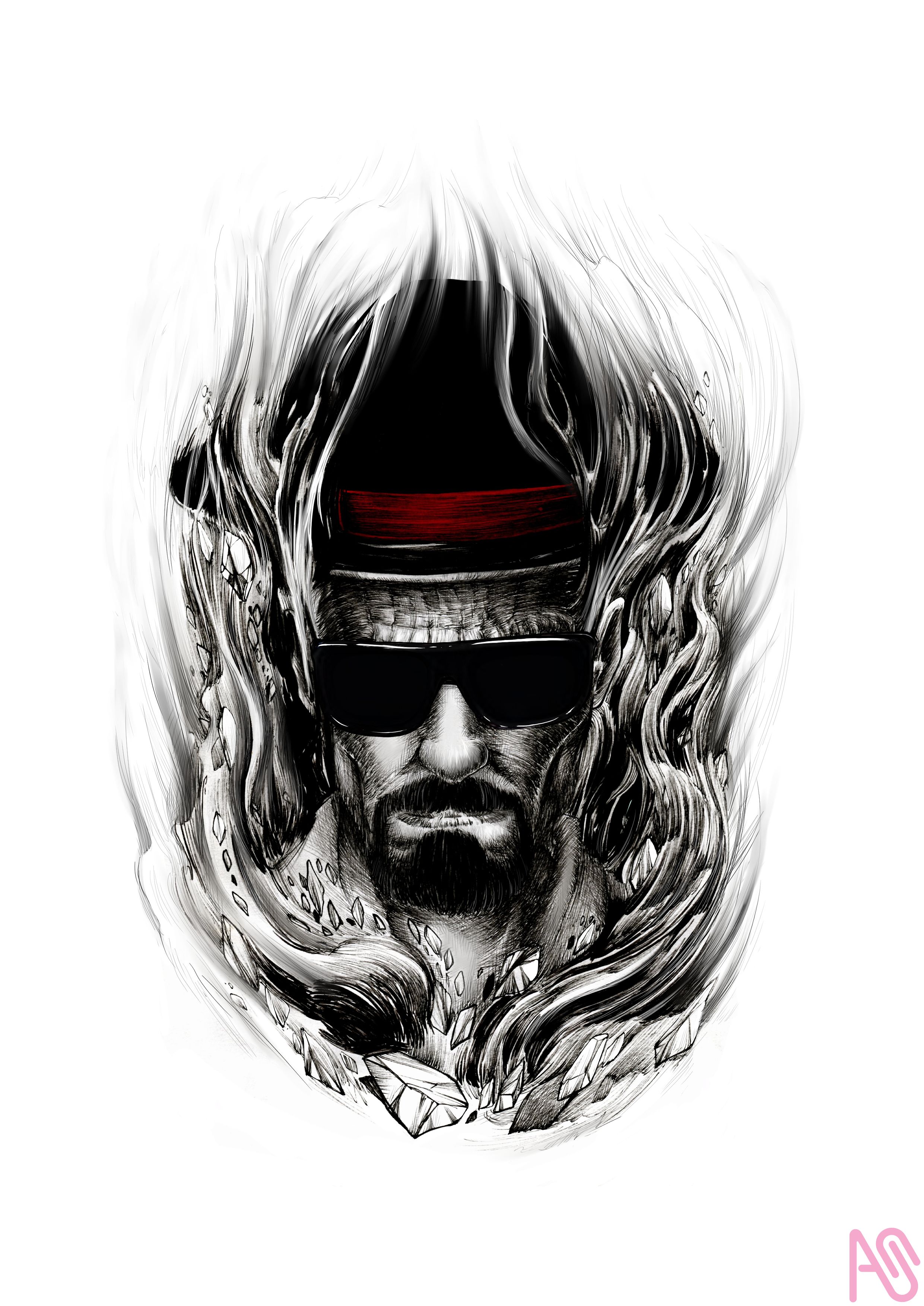 Haisenberg - Breaking Bad Ninja Illustrator Studio - Illustrations ART ...